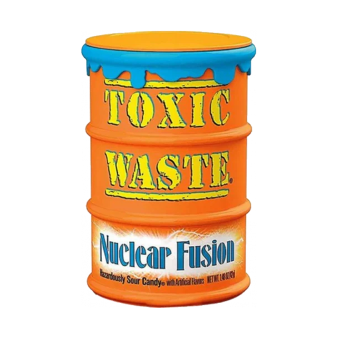 Buy Toxic Waste Nuclear Fusion Orange drum (12x42g) | The Kandy King