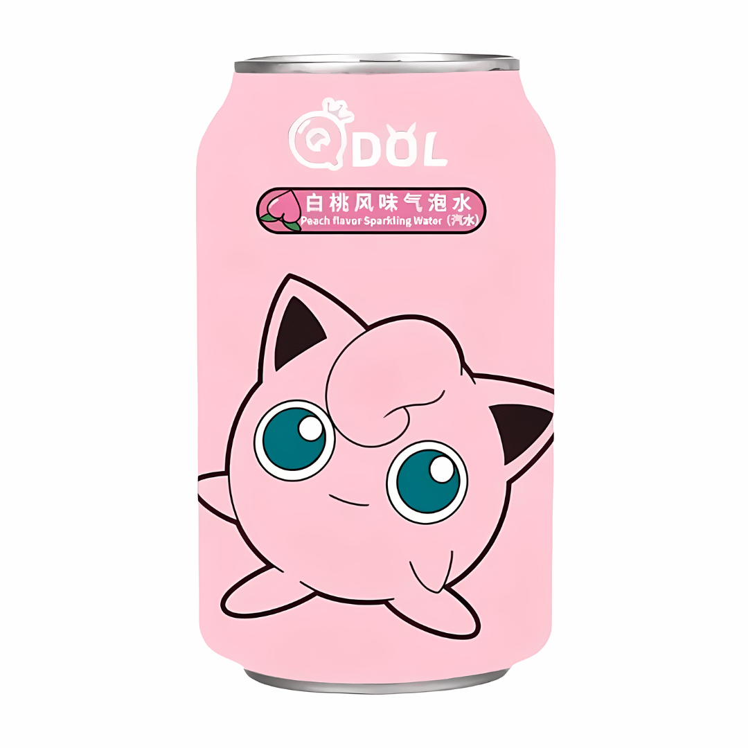 Buy QDOL Pokémon Jigglypuff Peach Flavour (24x330ml) | The Kandy King
