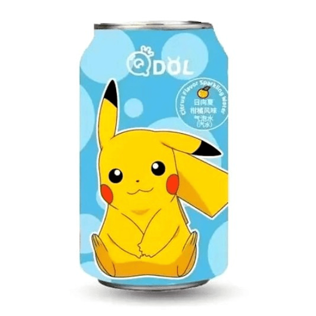 Buy QDOL Pokémon Pikachu Citrus Flavour (24x330ml) | The Kandy King