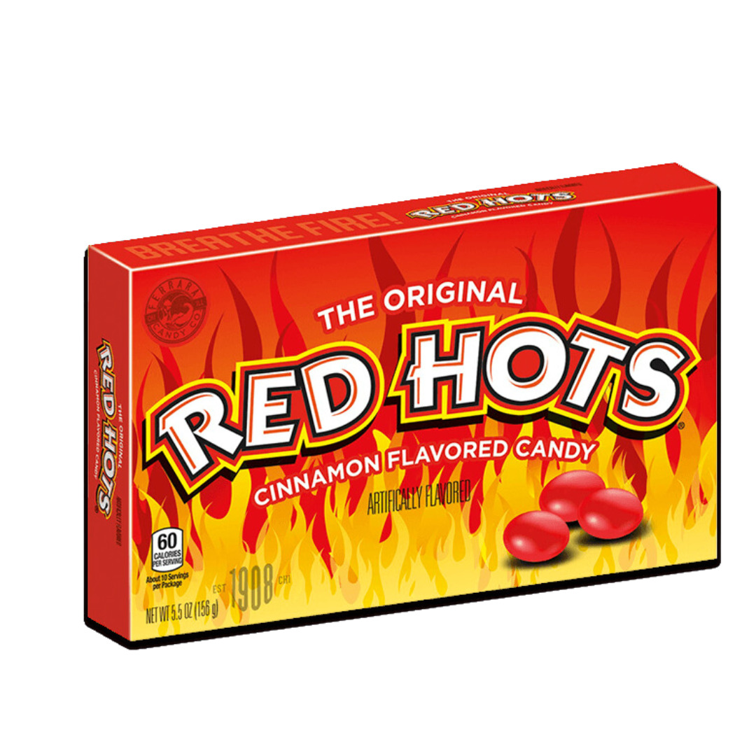 Buy Red Hots Theatre Box (12x141g) | The Kandy King
