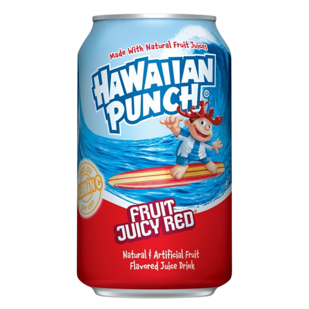 Buy Hawaiian Punch Fruit Juicy Red Cans (12x355ml) | The Kandy King