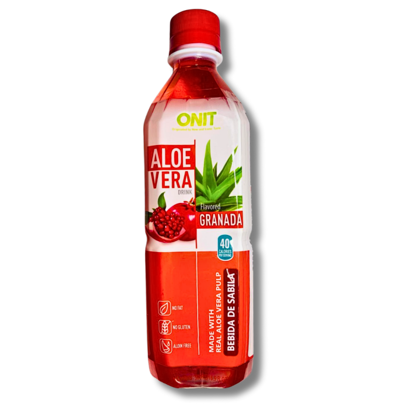 Buy ONIT Aloe Vera Drink Pomegranate Flavour Bottles (20x500ml) | The ...