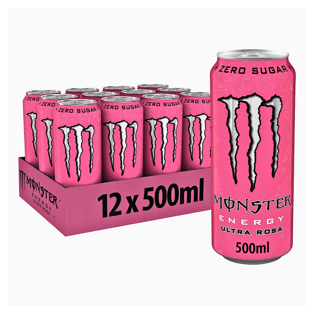 Buy Monster Energy Ultra Rose (12x500ml) | The Kandy King