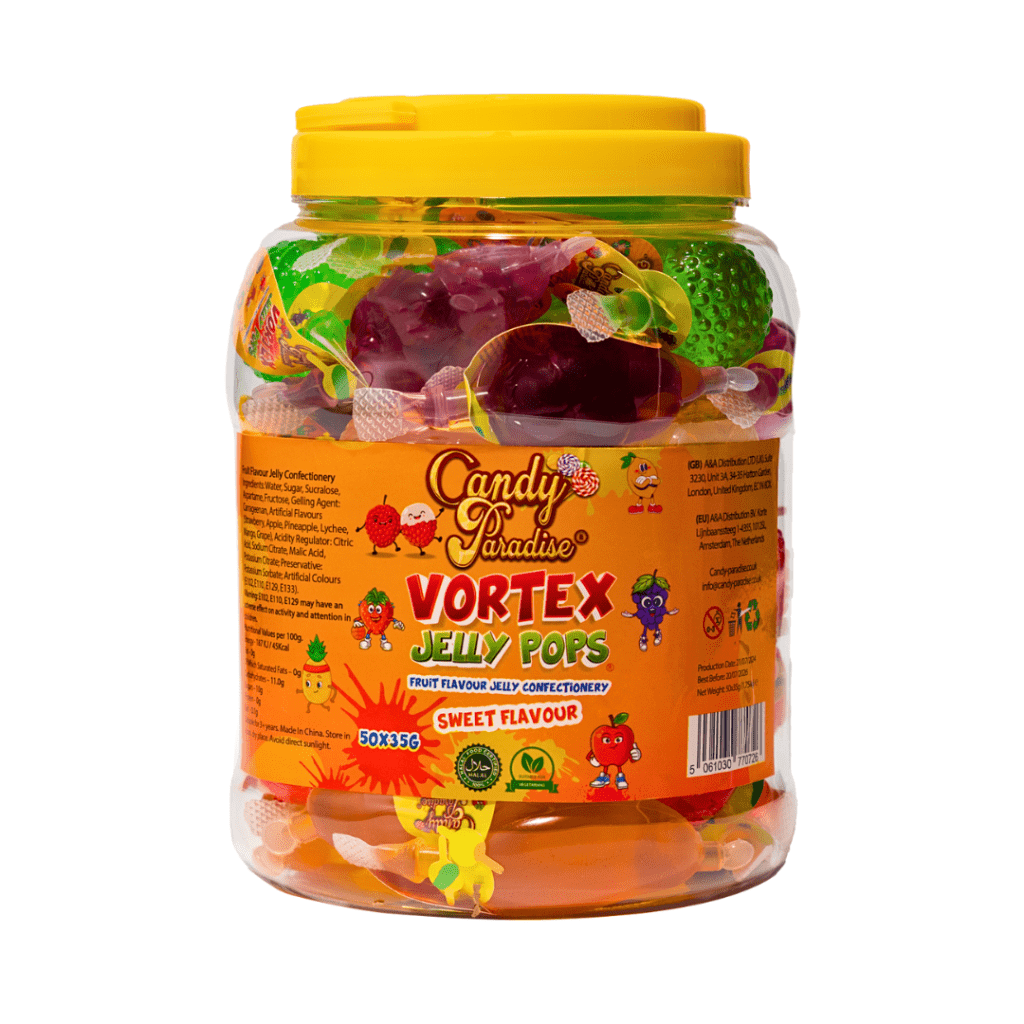 Buy Candy Paradise Vortex Jelly Jar (50 x 35g) | The Kandy King