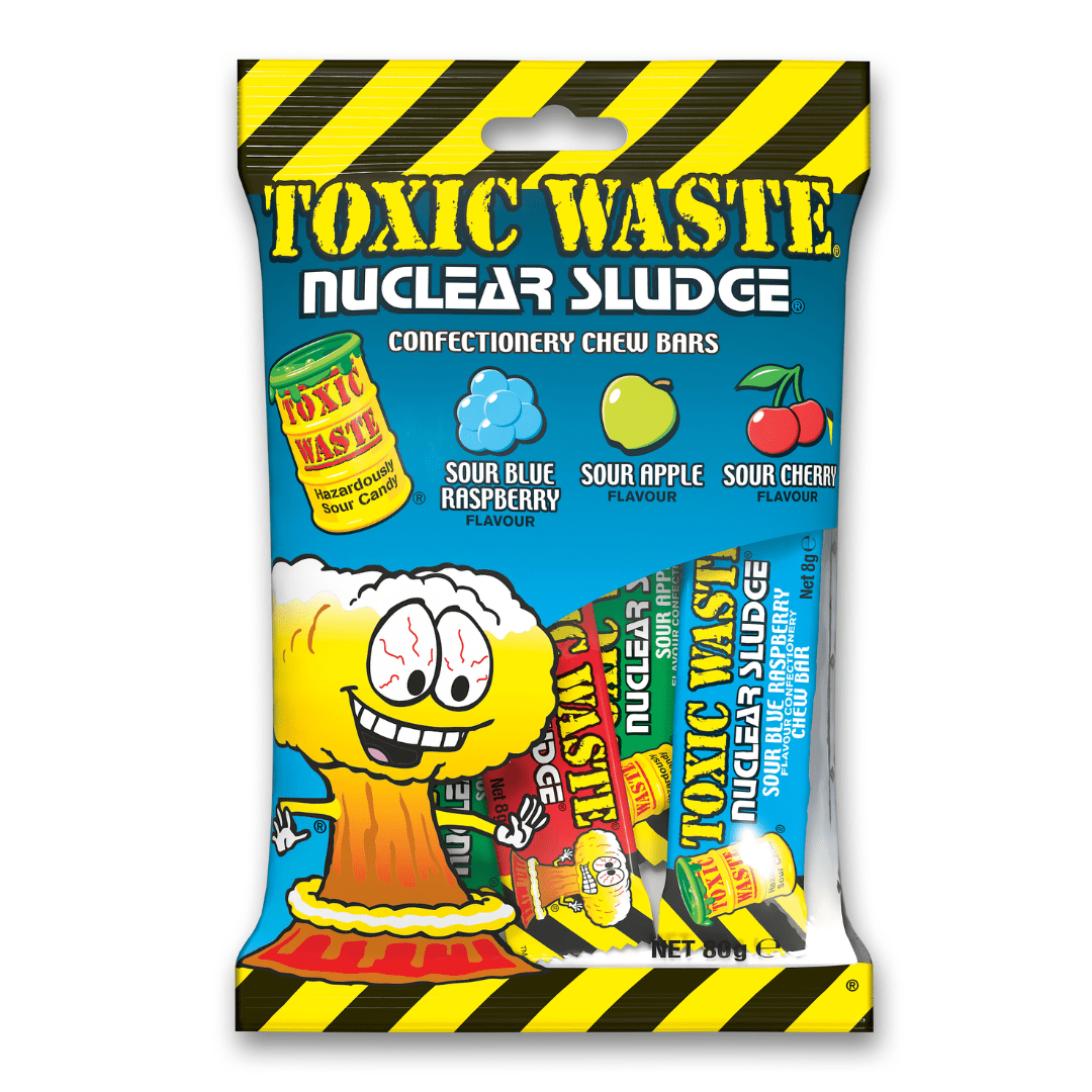 Buy Toxic Waste Nuclear Sludge Variety Peg Bags (12x80g) | The Kandy King