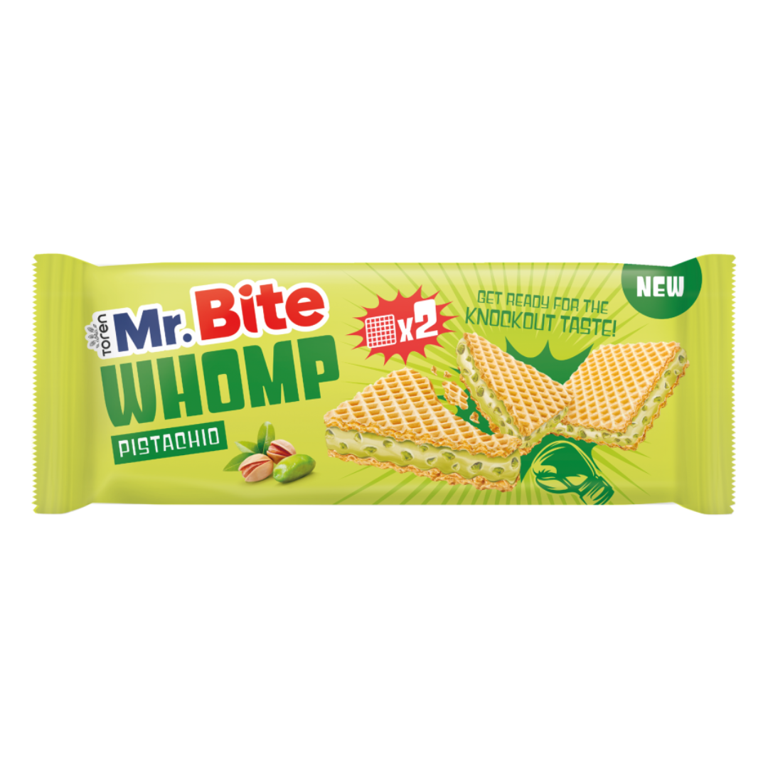 Buy Mr. Bite Whomp Wafers With Pistachio Flavour (24 x 44g) | The Kandy ...