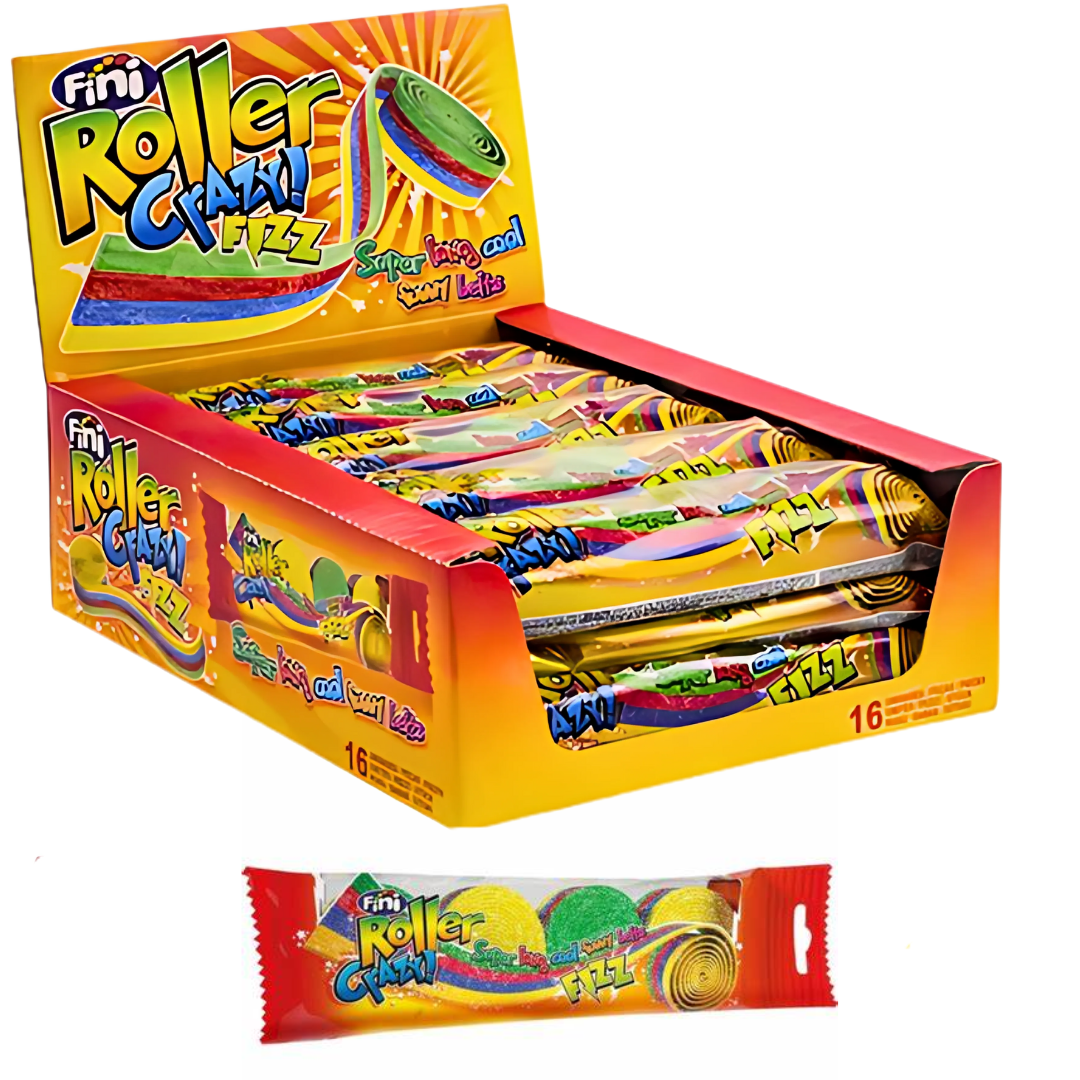 Buy Fini Roller Crazy Fizz Flavour (4 Pieces) (16 packs) | The Kandy King