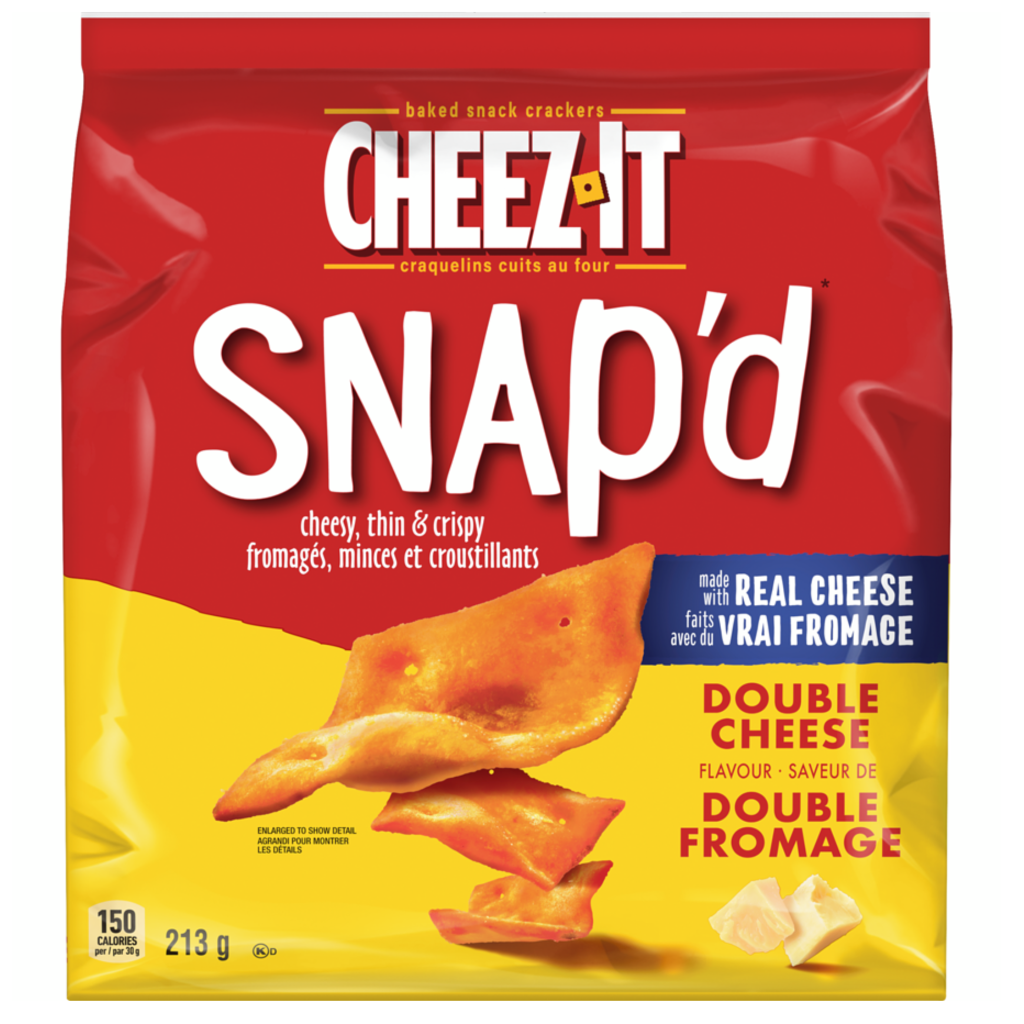 Buy CHEEZ-IT SNAP’D Double Cheese Flavour Crackers (6x213g) | The Kandy ...