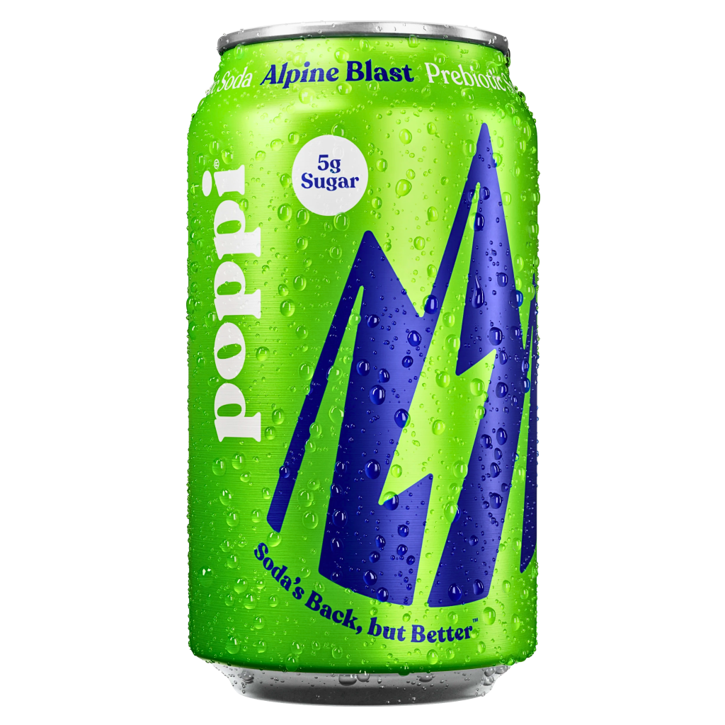 Buy Poppi Alpine Blast Flavour Prebiotic Soda USA (12 x 355ml) | The ...