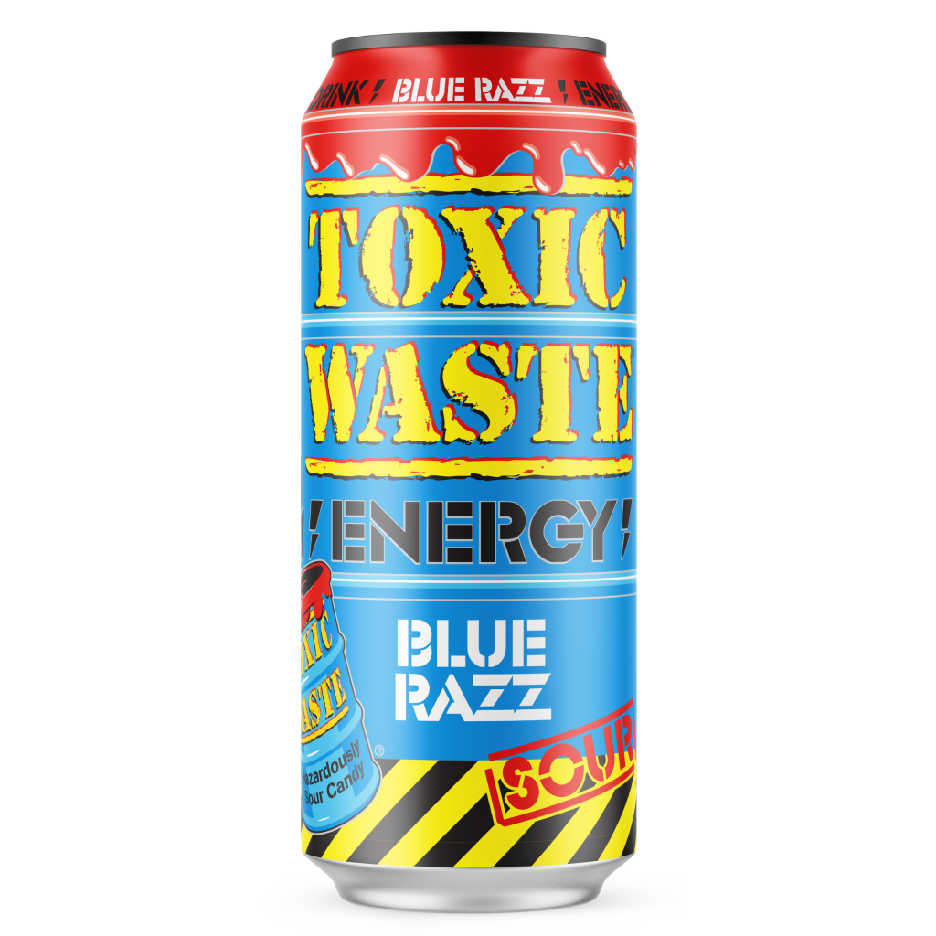 Buy Toxic Waste Sour Blue Razzberry Energy Drink (12x500ml) (Loose Cans ...