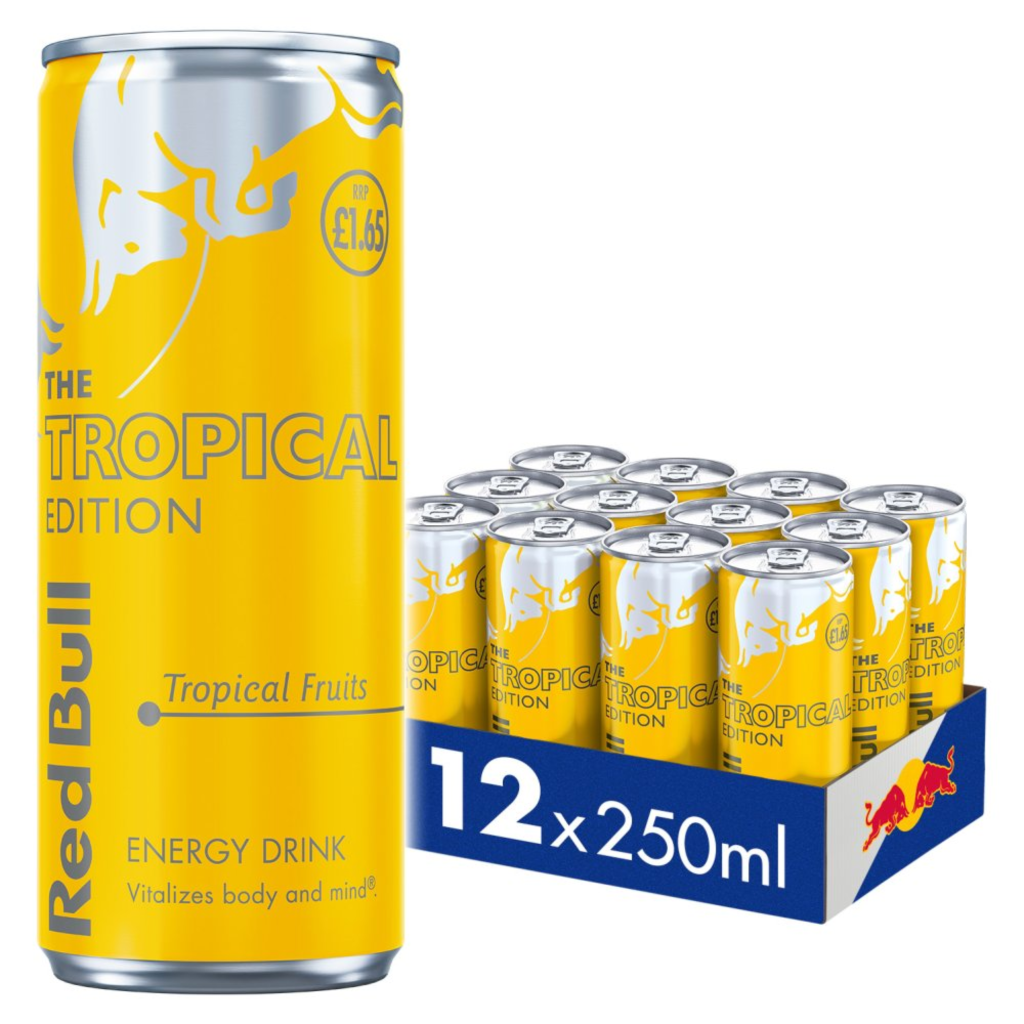 Buy Red Bull The Tropical Edition (12 x 250ml) PMP£1.75 | The Kandy King