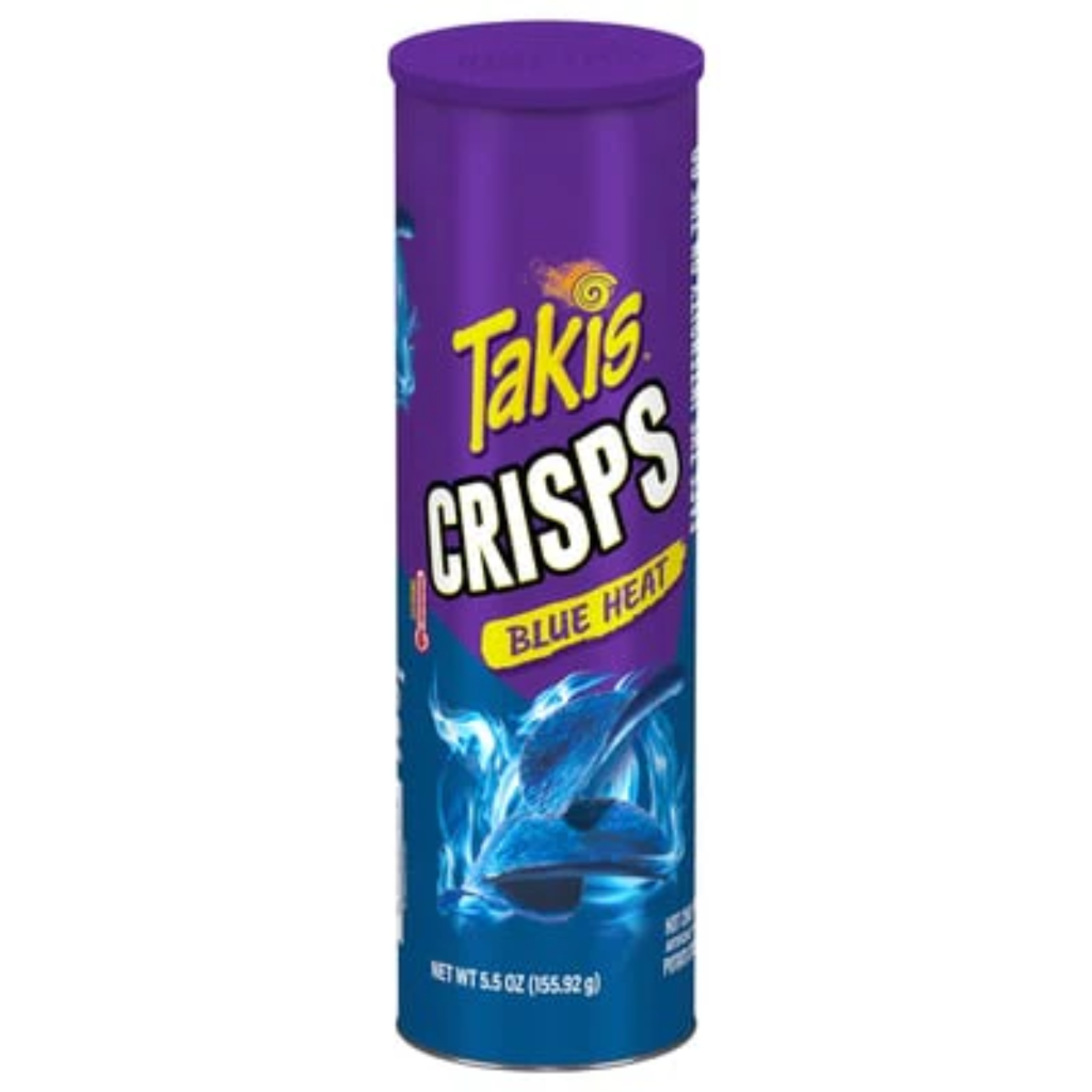 Buy Takis Blue Heat Canisters Crisps USA (15x155.92g) | The Kandy King