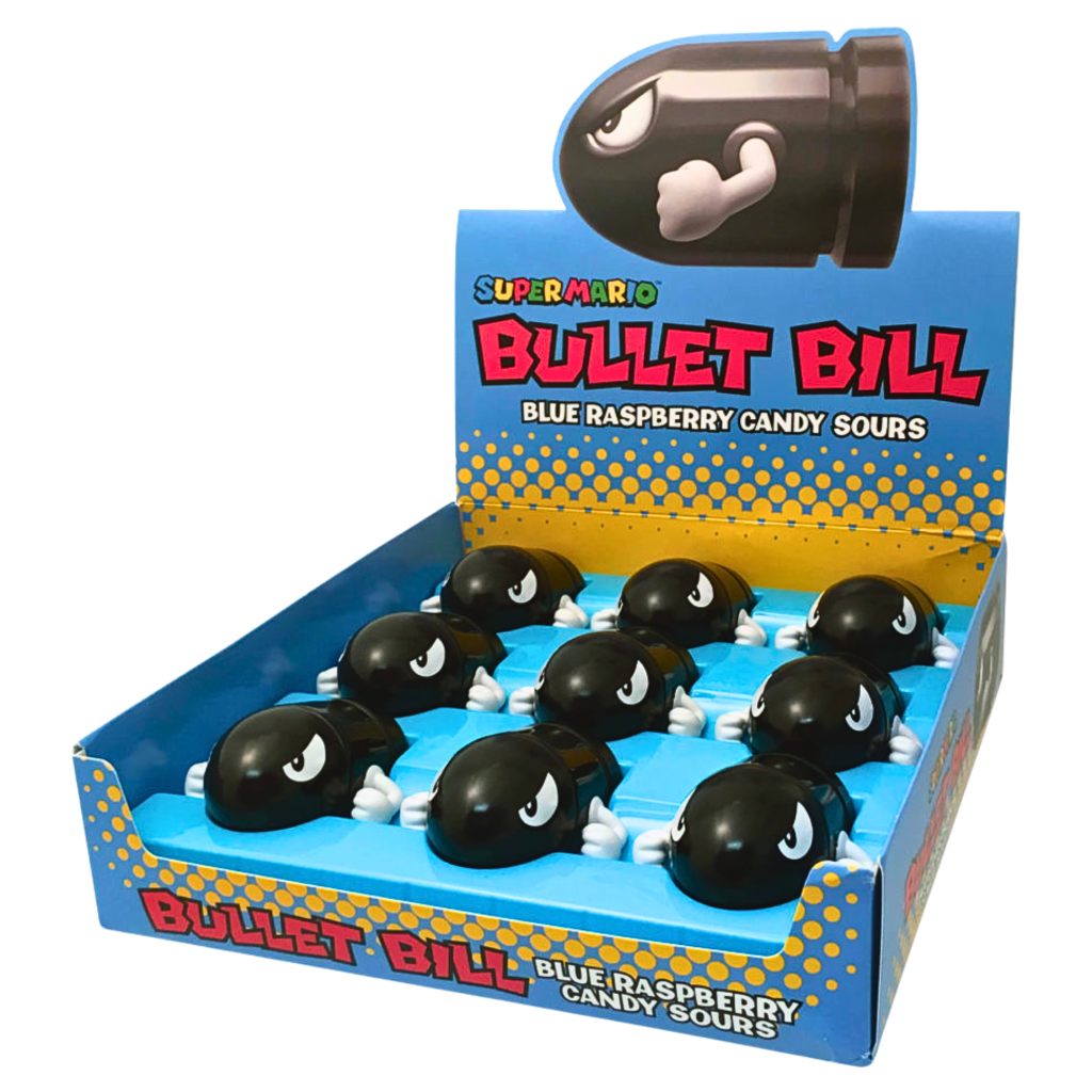 Buy Boston America Nintendo Bullet Bill Blue Raspberry Sour Candy ...