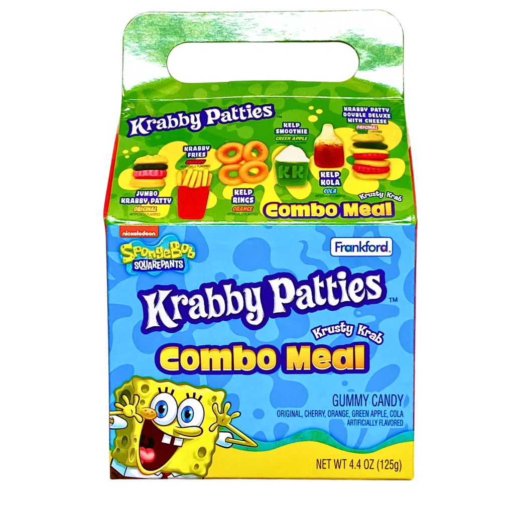 Buy Spongebob Gummy Krabby Patties Combo Meal USA (6x125g) | The Kandy King