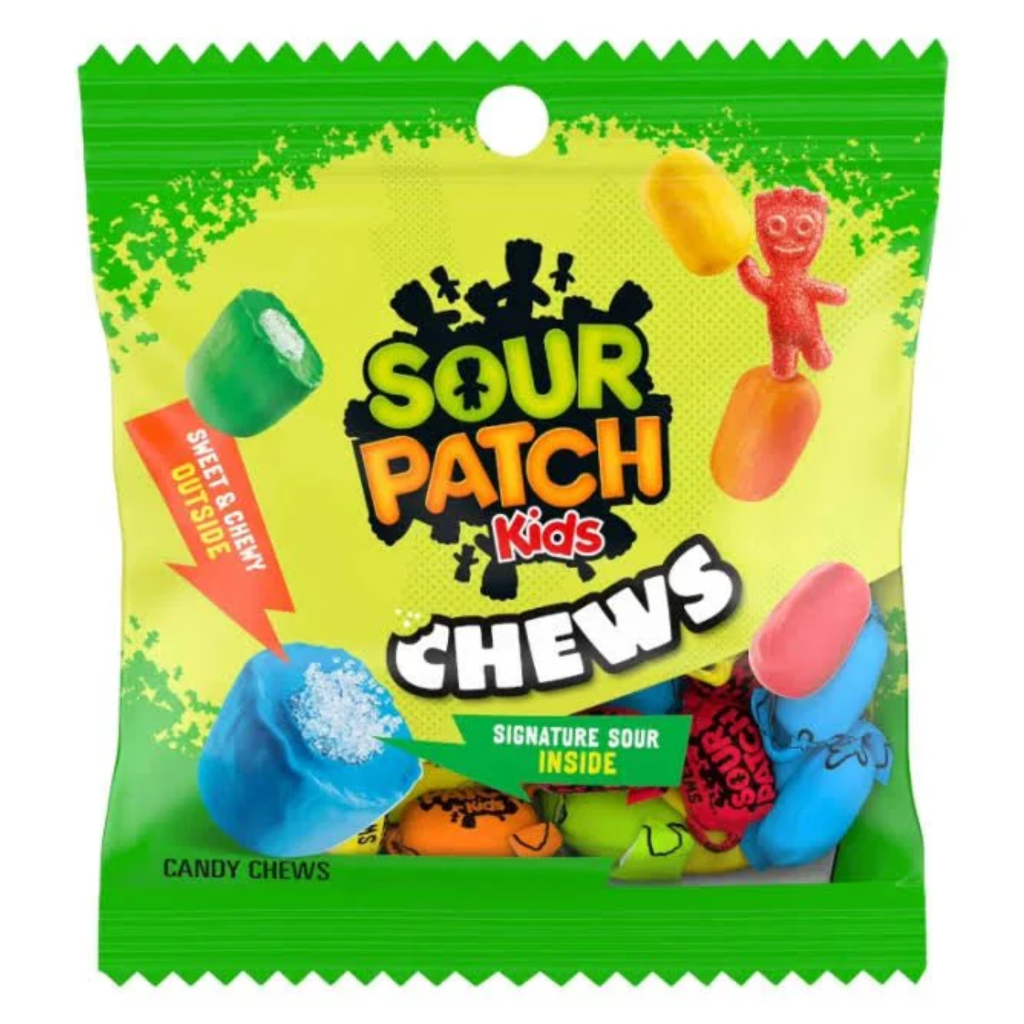 Buy Sour Patch Kids Chews Candy Peg Bag USA (12x60g) | The Kandy King