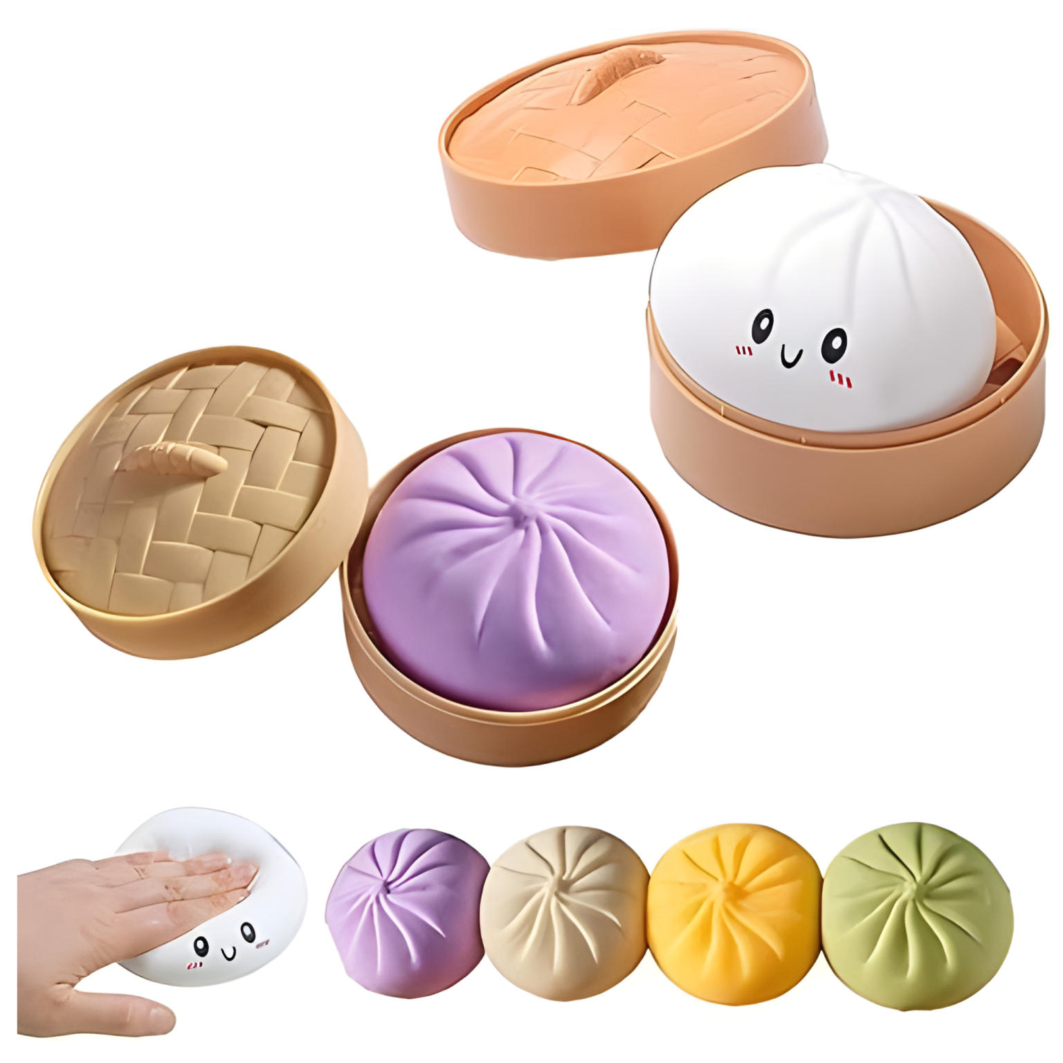 Buy Squishy Dumpling Rainbow Mystery (12 PCs) | The Kandy King